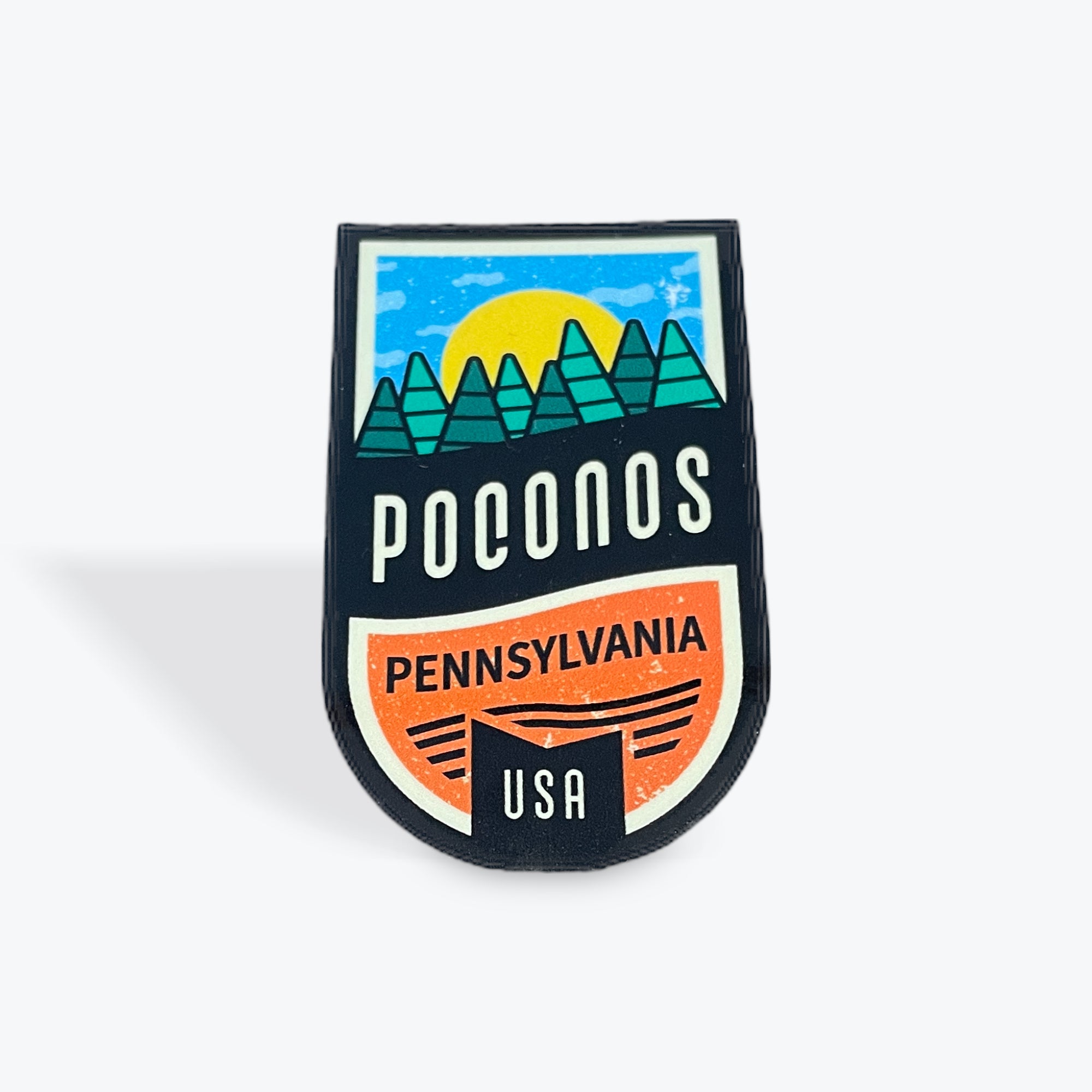 Poconos Forest Sticker | Lake Art