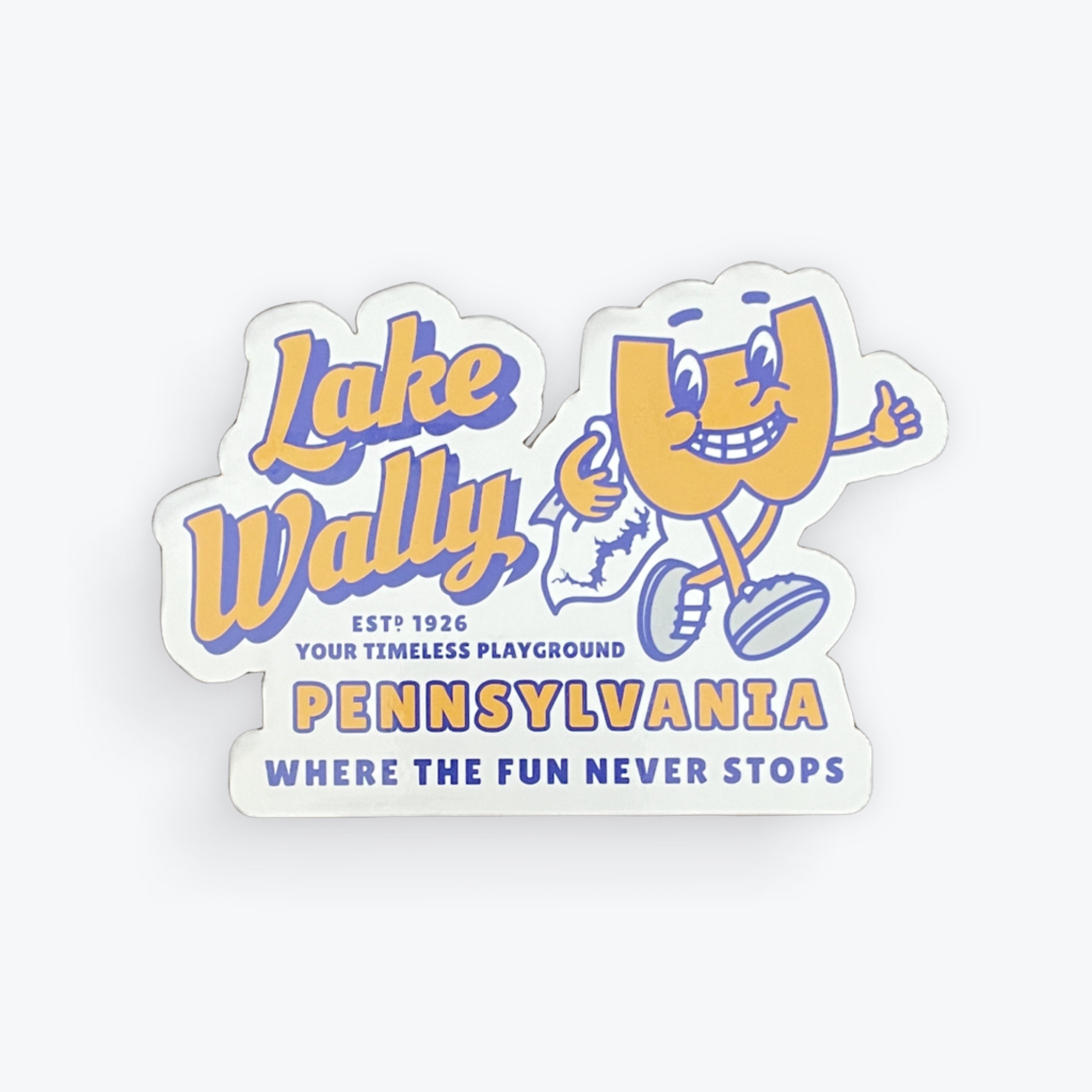 Lake Wally Timeless Playground Sticker | Lake Art