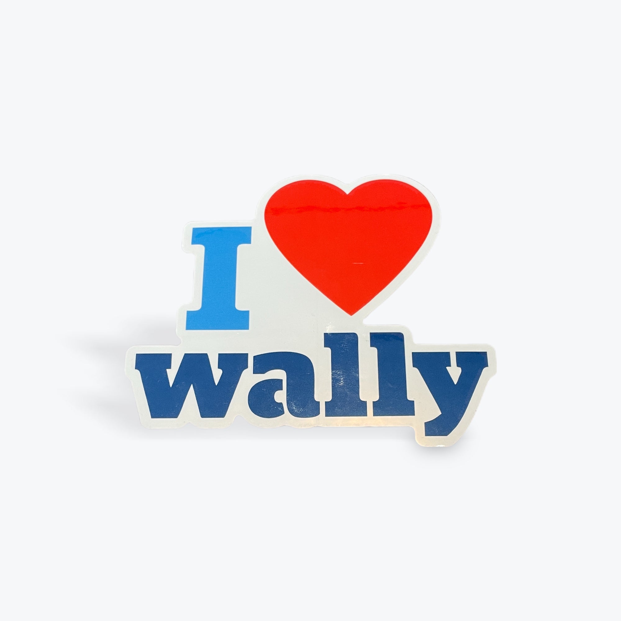 I love Wally Sticker | Lake Art