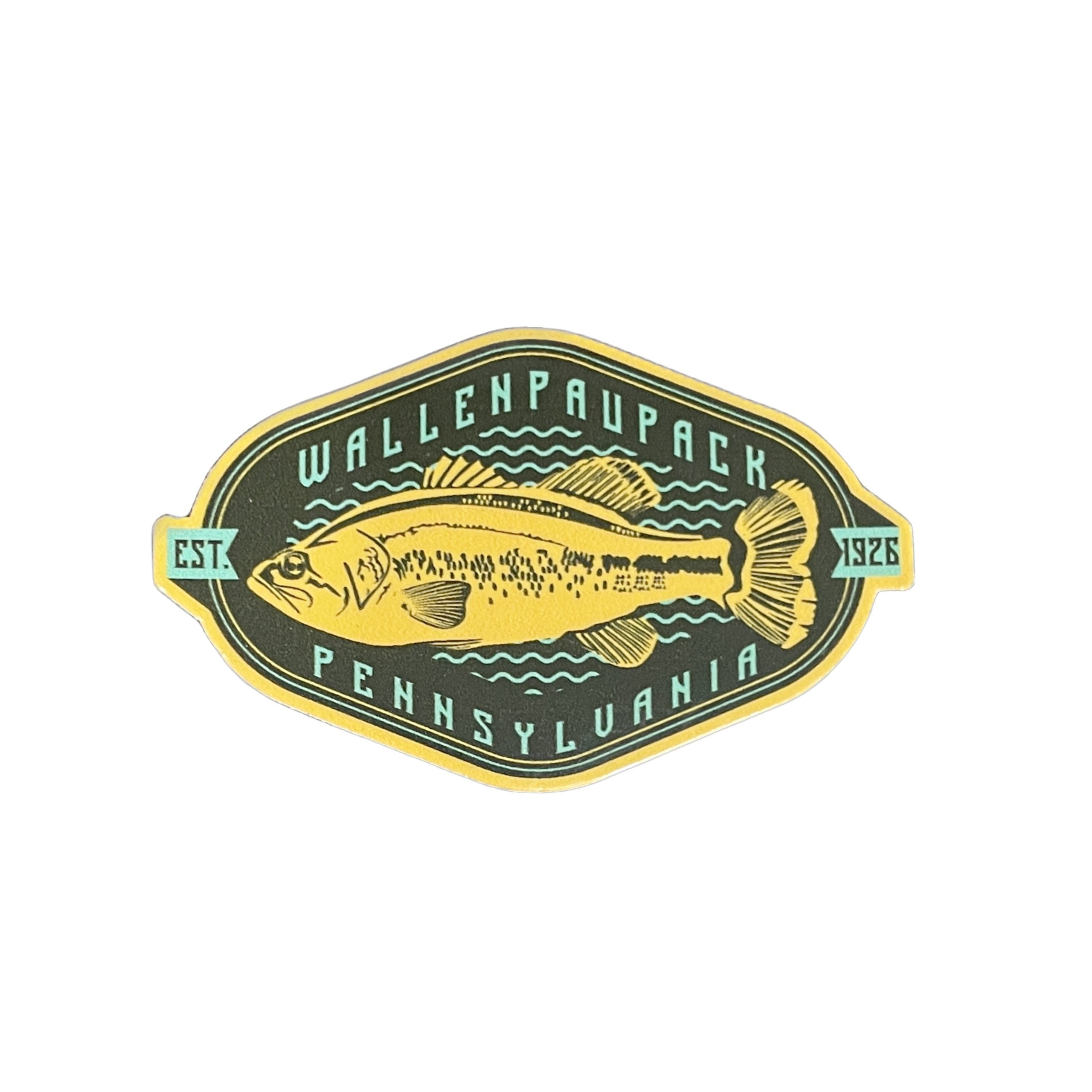Yellow Fish Sticker | Lake Art