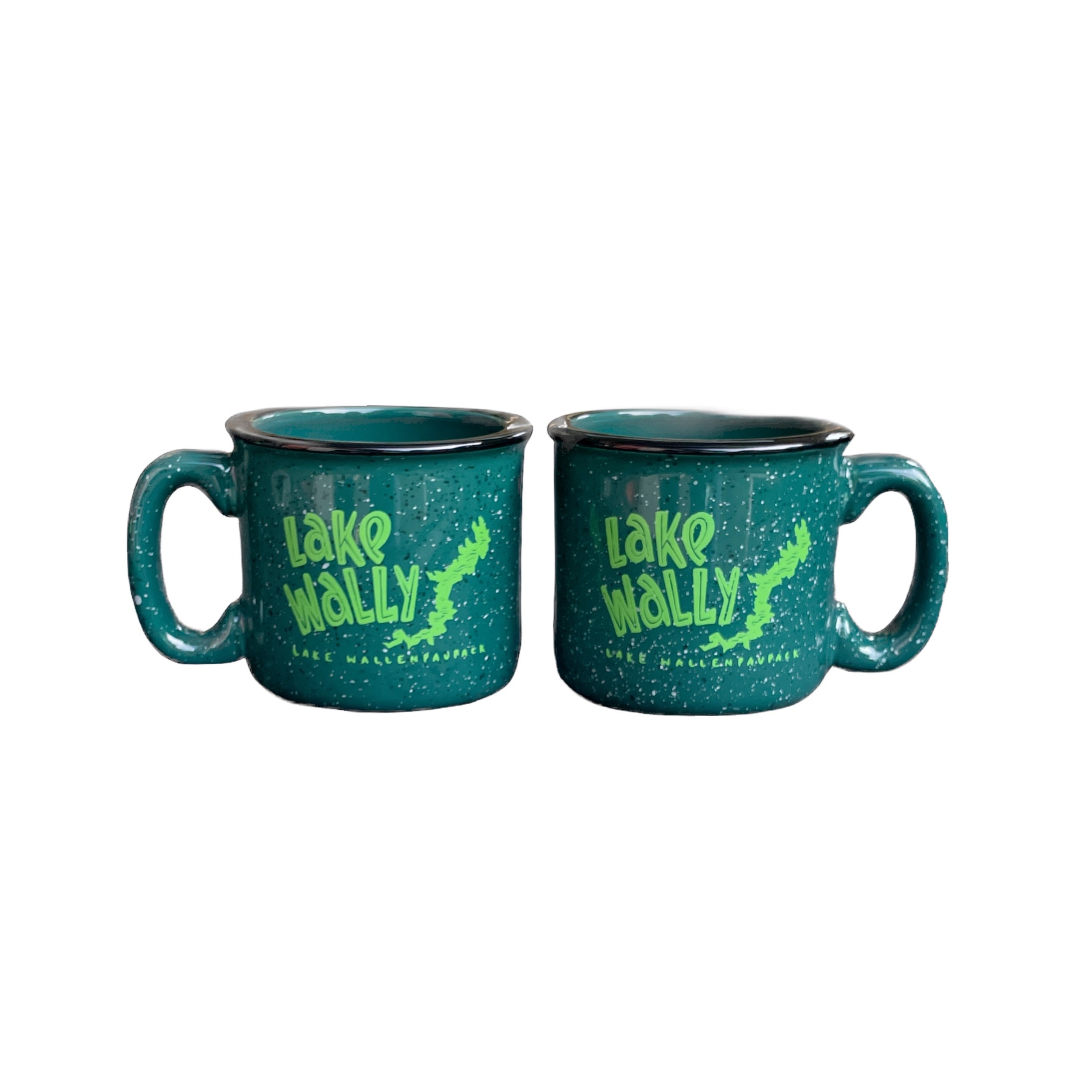 Green Lake Wally Campfire Mug | Lake Art