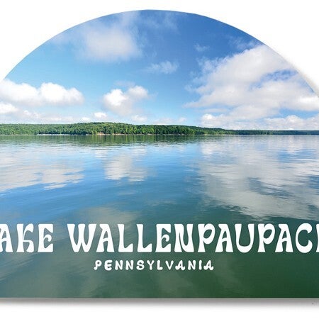 Large Lake Half Moon Magnet | Lake Art